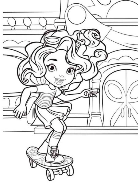 Sunny Day coloring pages