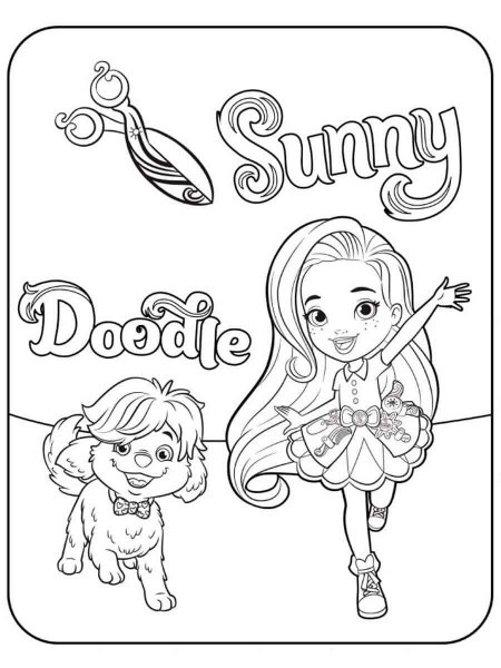 Sunny Day coloring pages
