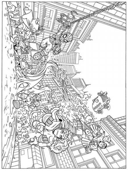 Super Hero Squad coloring pages