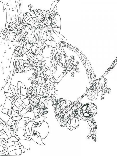 Super Hero Squad coloring pages
