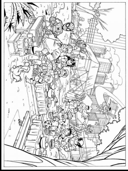Super Hero Squad coloring pages