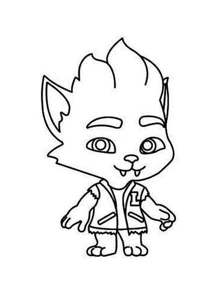 Super Monsters coloring pages