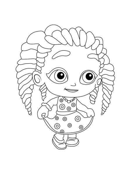 Super Monsters coloring pages