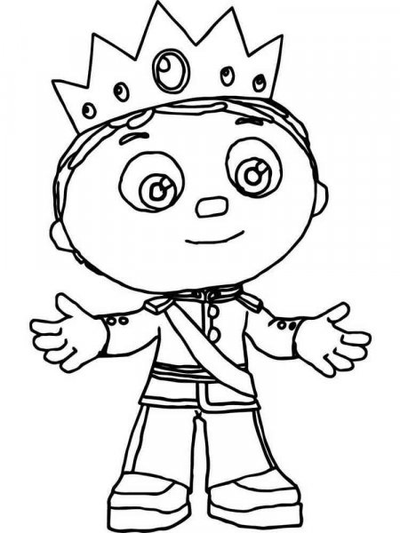 Super Why coloring pages