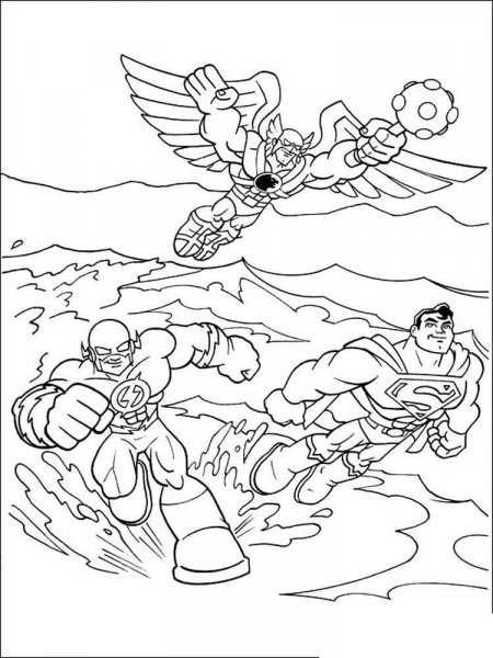 Super Friends coloring pages