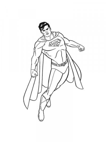 Superman coloring pages