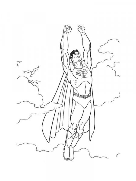 Superman coloring pages