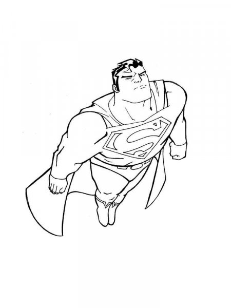 Superman coloring pages