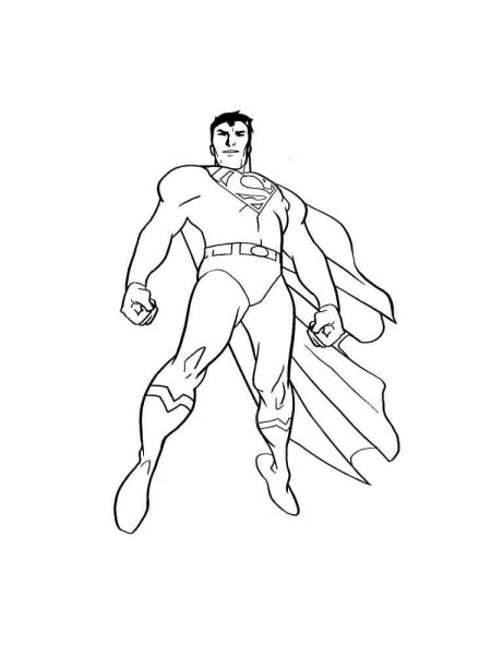 Superman coloring pages