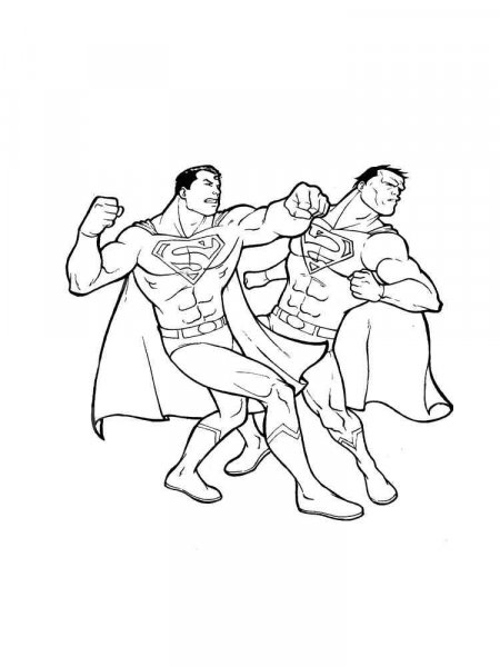 Superman coloring pages
