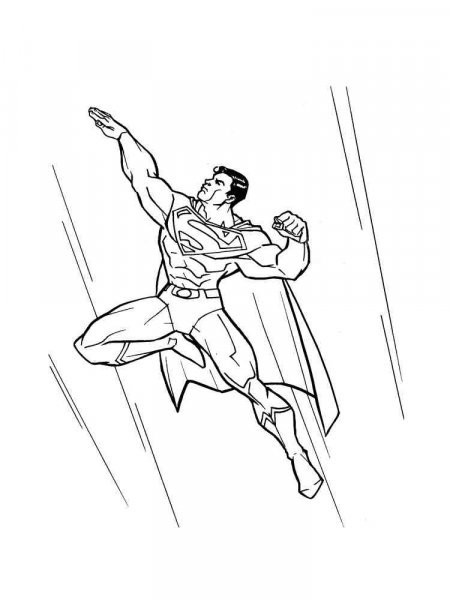 Superman coloring pages
