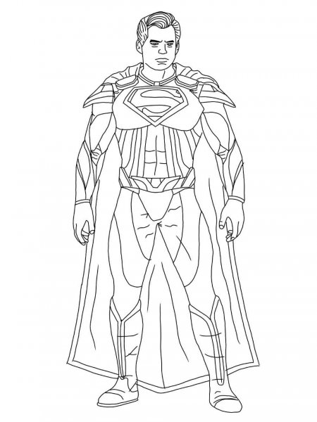 Superman coloring pages