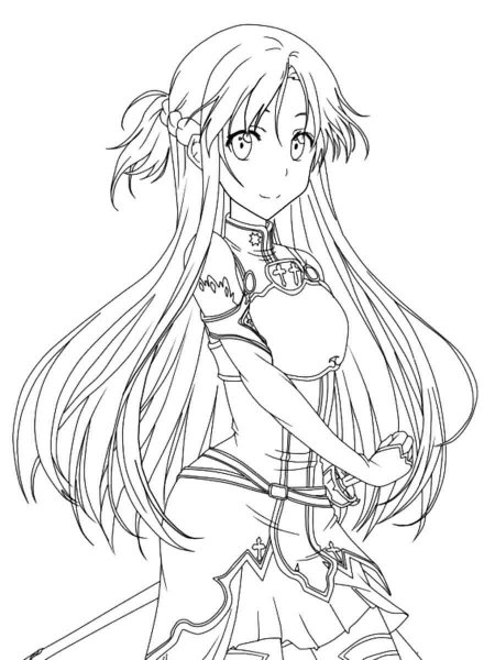 Sword Art Online coloring pages