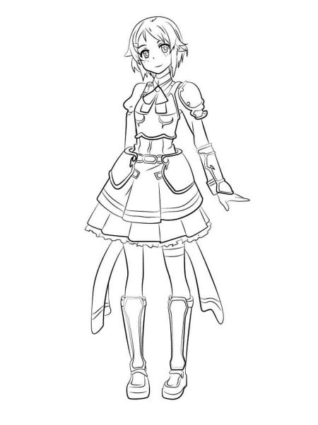 Sword Art Online coloring pages