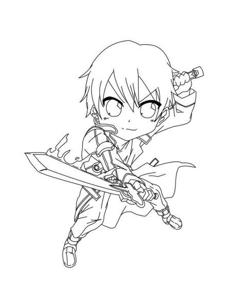 Sword Art Online coloring pages