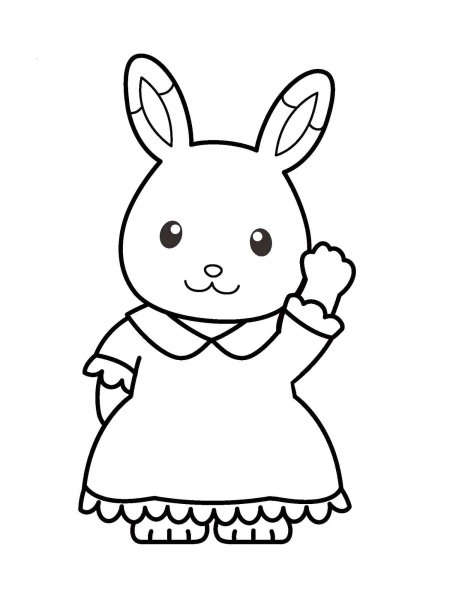 Sylvanian Families coloring pages