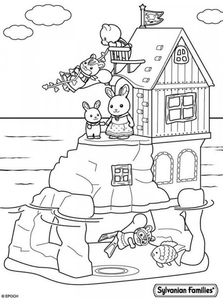 Sylvanian Families coloring pages