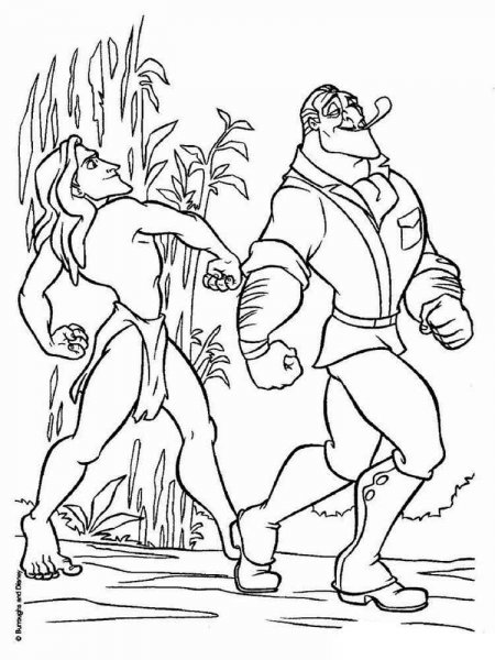 Tarzan coloring pages