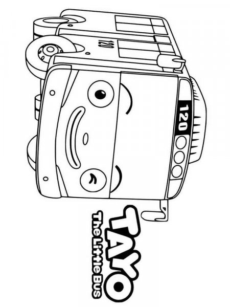 Tayo The Little Bus coloring pages