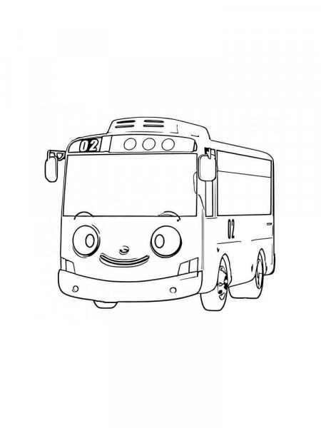 Tayo The Little Bus coloring pages