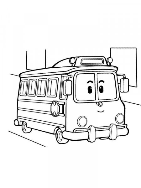 Tayo The Little Bus coloring pages