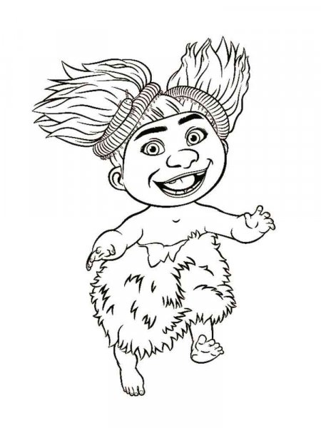 The Croods coloring pages