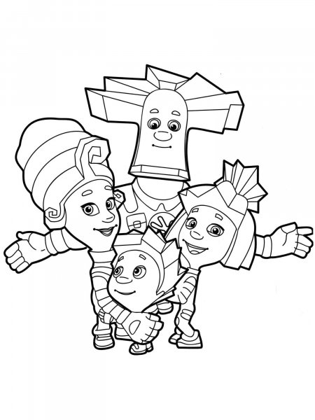 The Fixies coloring pages