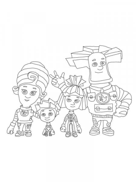 The Fixies coloring pages