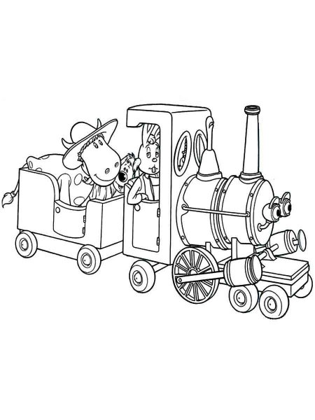 The Magic Roundabout coloring pages