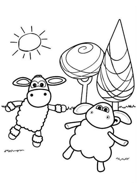 Timmy Time coloring pages