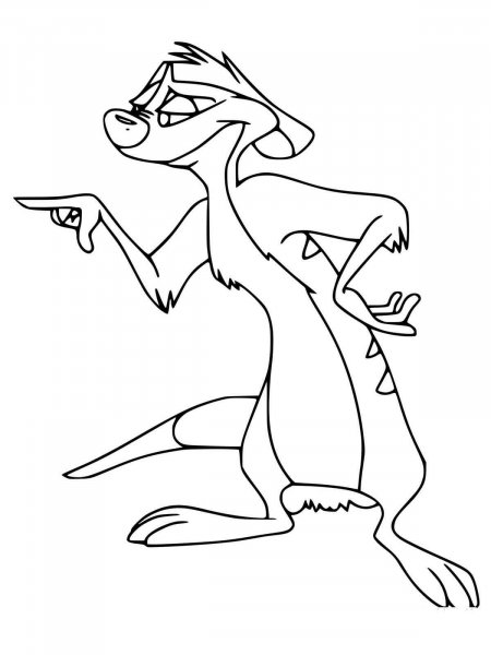Timon coloring pages