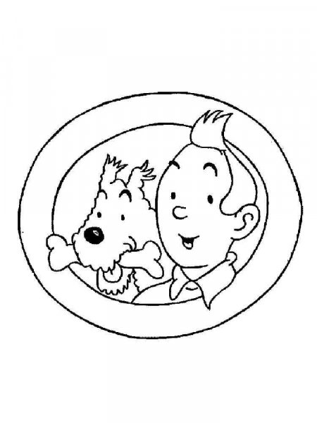 The Adventures of Tintin coloring pages