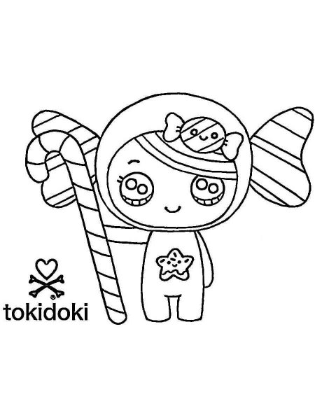 Tokidoki coloring pages