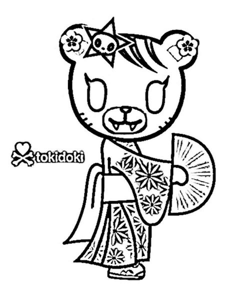 Tokidoki coloring pages
