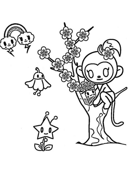 Tokidoki coloring pages