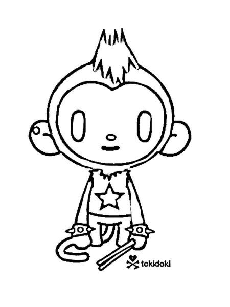 Tokidoki coloring pages