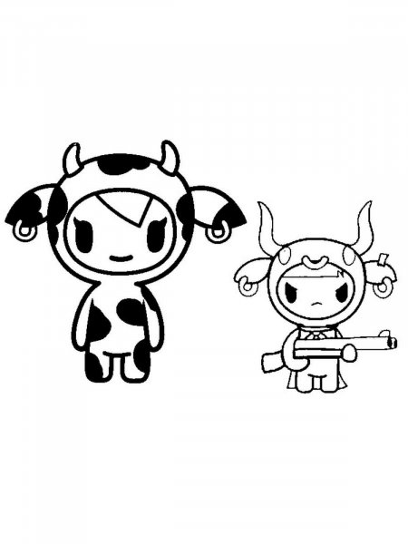 Tokidoki coloring pages