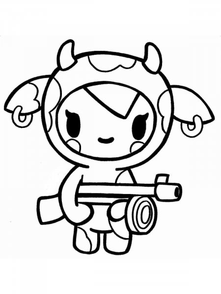 Tokidoki coloring pages