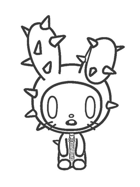 Tokidoki coloring pages