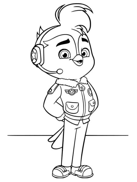 Top Wing coloring pages