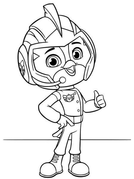 Top Wing coloring pages