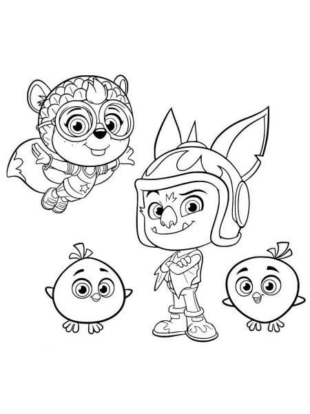 Top Wing coloring pages