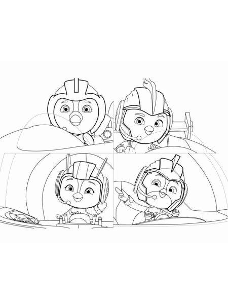 Top Wing coloring pages