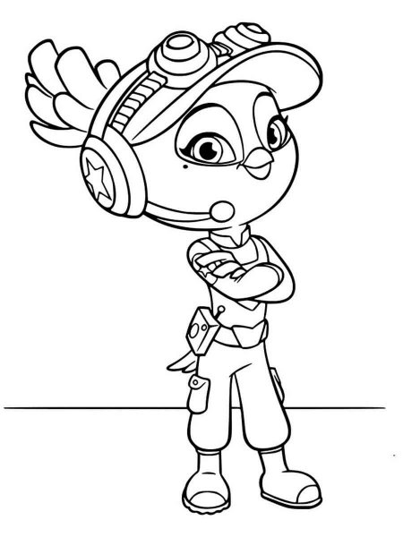 Top Wing coloring pages