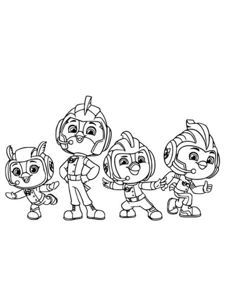 Top Wing coloring pages