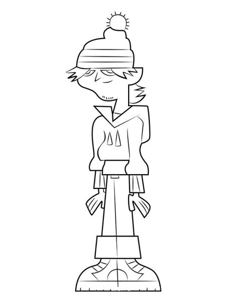 Total Drama Island coloring pages