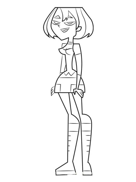 Total Drama Island coloring pages