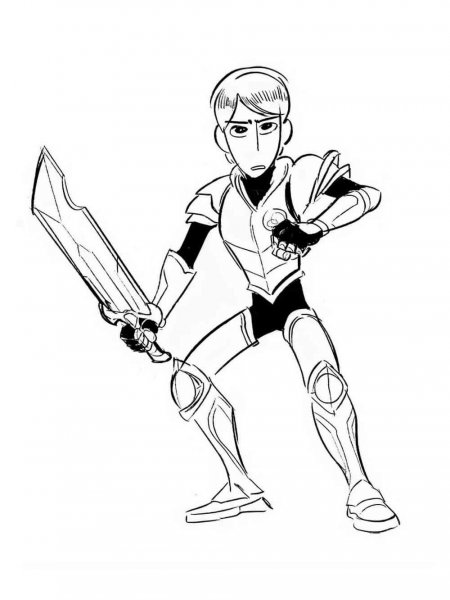 Trollhunters coloring pages