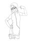 Uchiha Sarada coloring pages