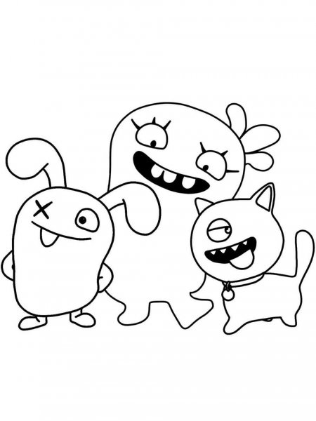 UglyDolls coloring pages